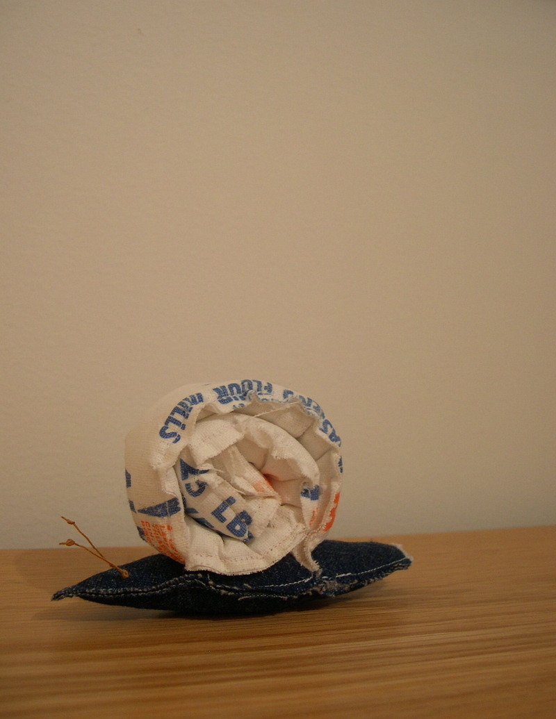 flour sack snail - whileshenaps.com