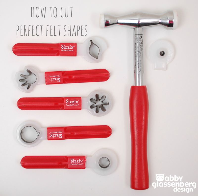 How to Make Perfect Felt Circles - whileshenaps.com