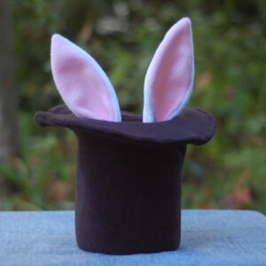 Rabbit in a Magic Hat Puppet - whileshenaps.com