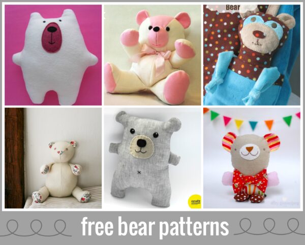 Bear Sewing Patterns for the Six Weeks of Love for Softies Contest ...